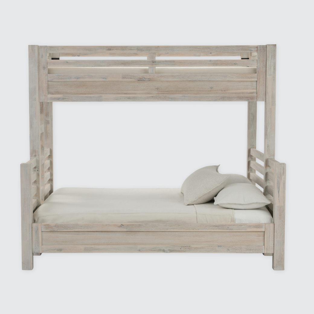 Hamilton XL Twin / Queen Bunk Bed in Chalk White Finish – BunkRoomHome