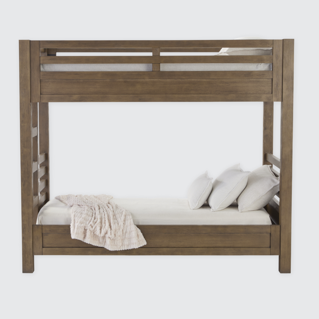 Hamilton XL Twin / XL Twin Bunk Bed in Vintage Smoke Finish – BunkRoomHome