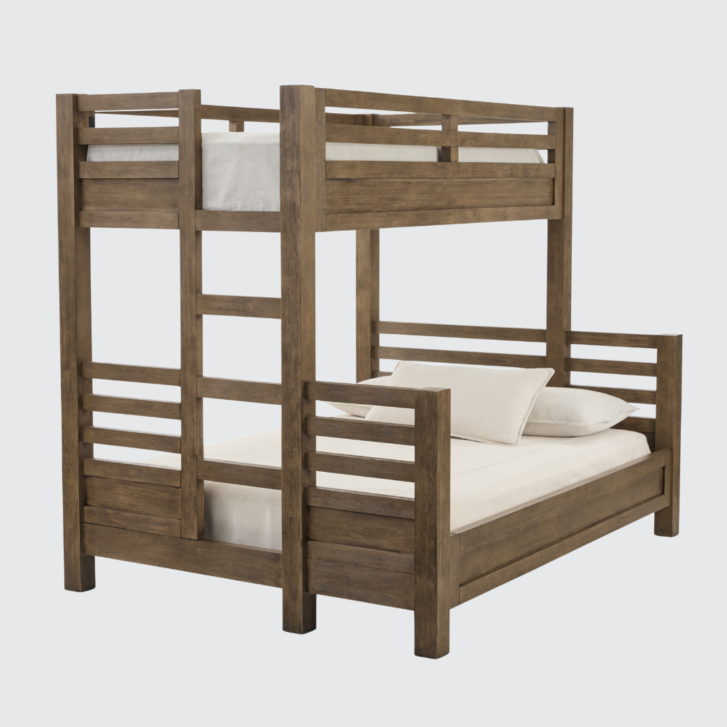 Hamilton XL Twin / Queen Bunk Bed in Vintage Smoke Finish – BunkRoomHome